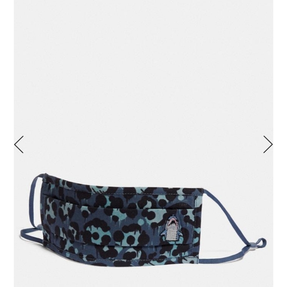 Coach | Accessories | Nwt Coach Mask W Box Sharky Wild Beast Print ...
